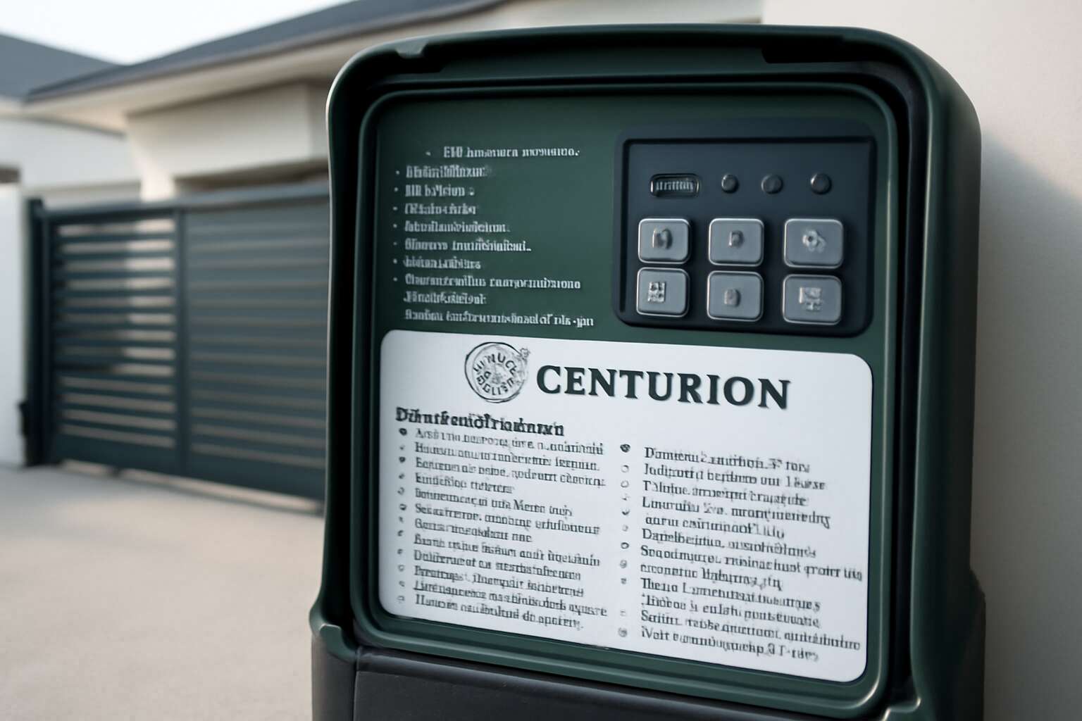 Your Complete Centurion Gate Motor Manual for Easy Installation and ...
